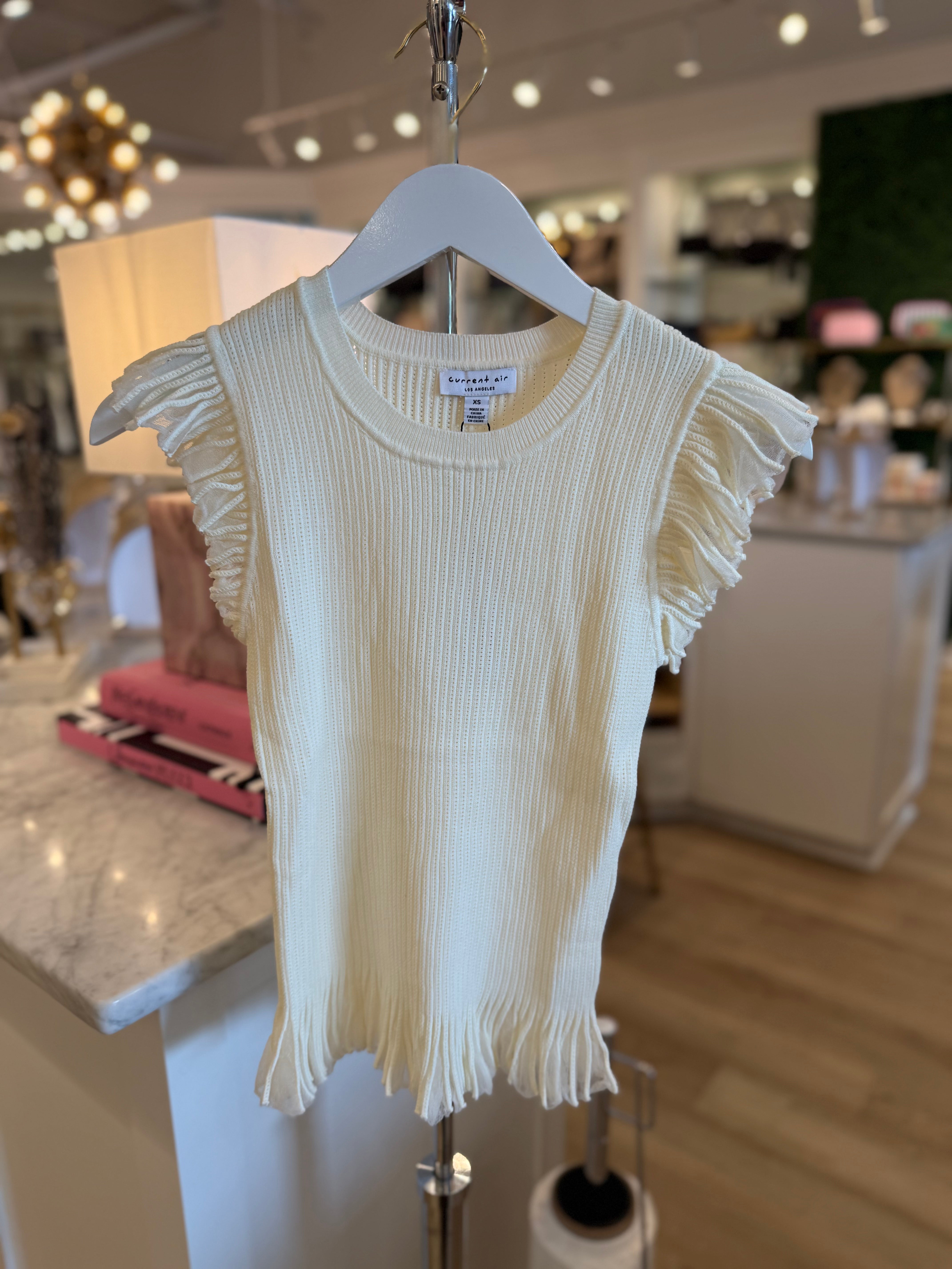 Amy Top Ivory – Blended Shoes + Apparel