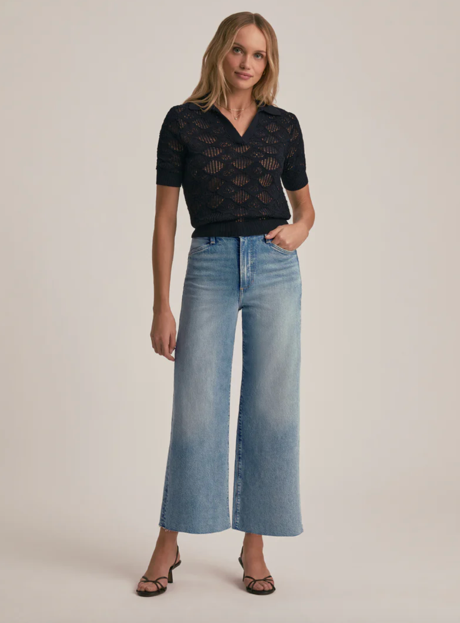The Mischa Super High Rise Wide Leg Crop – Blended Shoes + Apparel